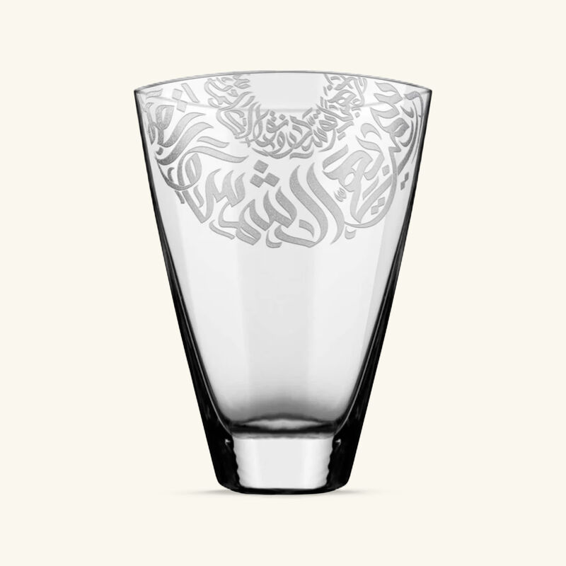 Dimlaj Qamar Vase Medium Clear | Tanagra Saudi Arabia